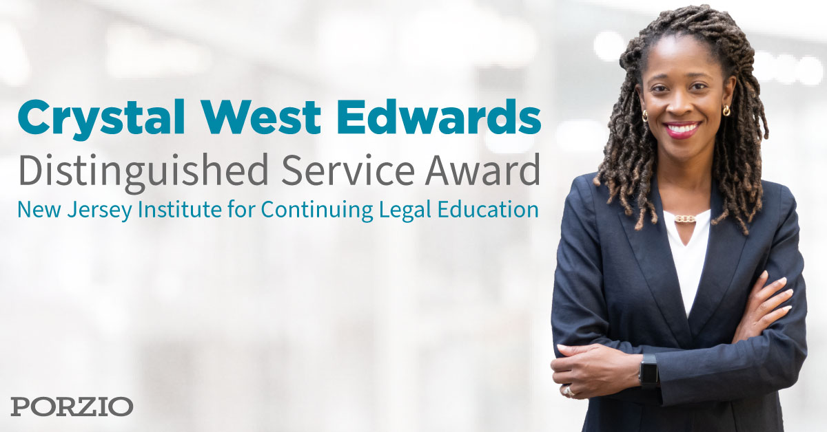 Porzio's Crystal West Edwards to Receive Distinguished Service Award by ...