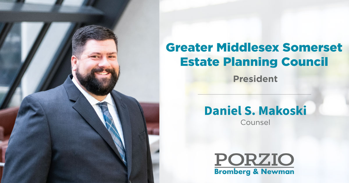 Daniel S. Makoski Elected President of Greater Middlesex Somerset ...