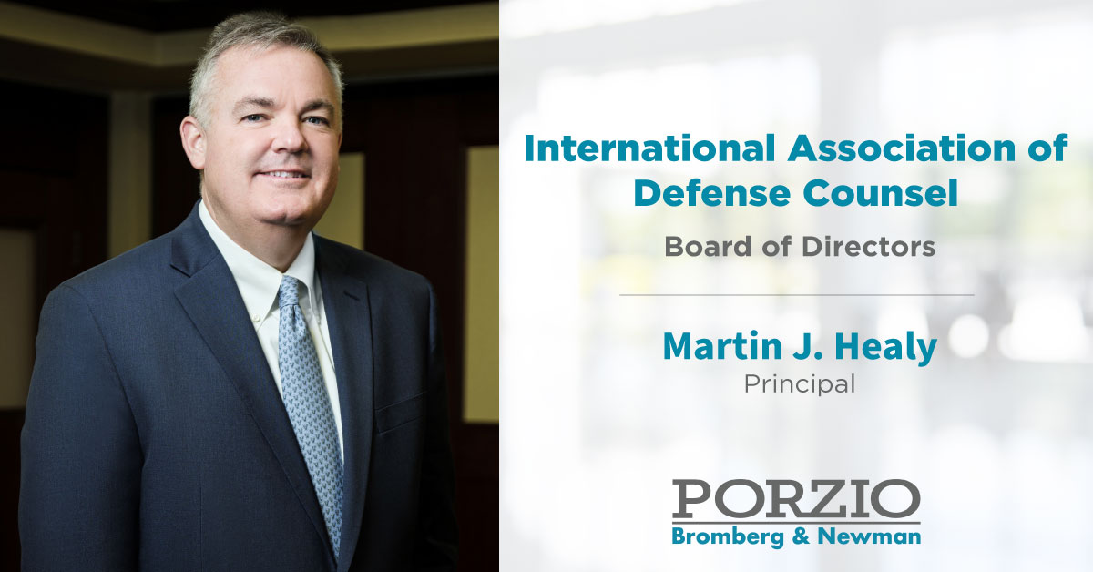 Martin J. Healy Appointed to the International Association of Defense ...