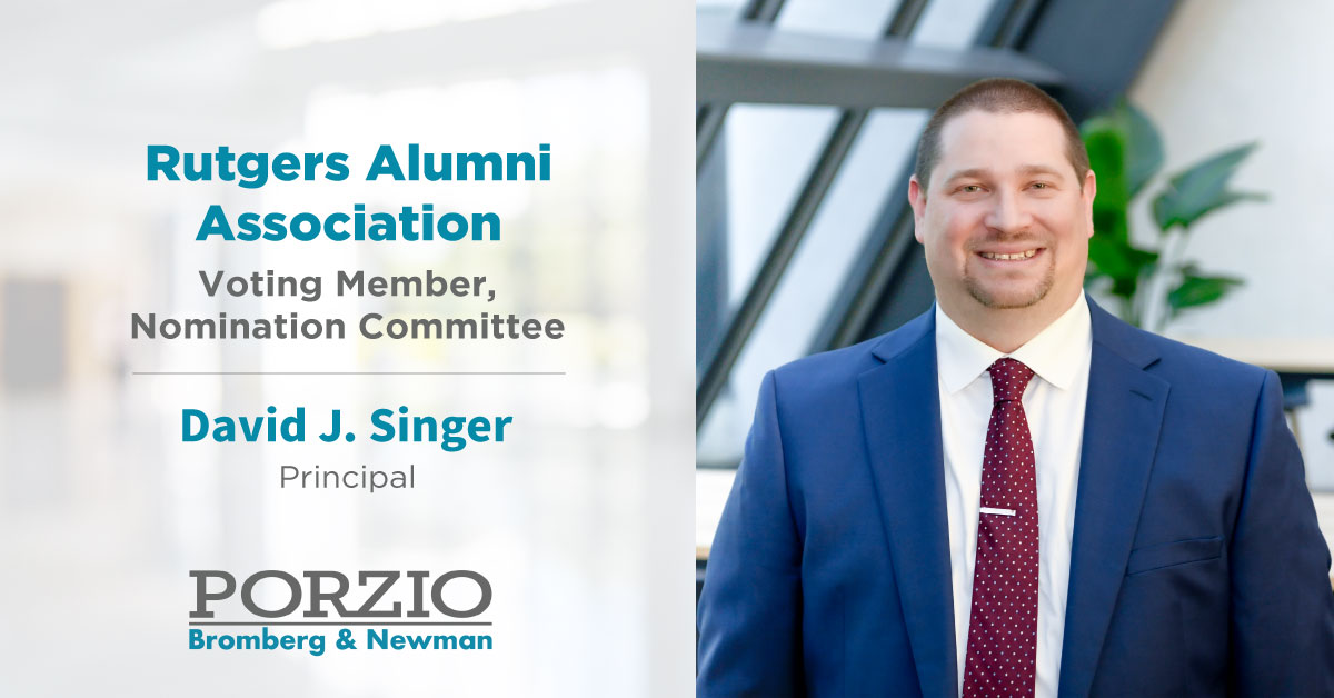 David Singer Begins Term on Rutgers Alumni Association's Nominating ...