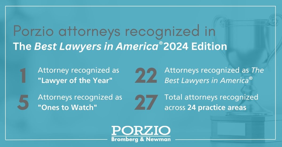 27 Porzio Attorneys Recognized in The Best Lawyers in America®; Best ...