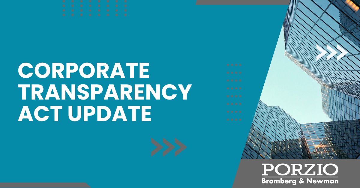 Corporate Transparency Act Filings Reinstated – BOI Reports Due By ... Corporate Transparency Act Filings Reinstated – BOI Reports Due By ...