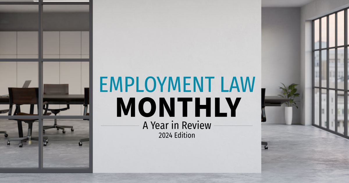 2024 Employment Law Review: Key Shifts and Emerging Trends for 2025 | Porzio, Bromberg & Newman ...